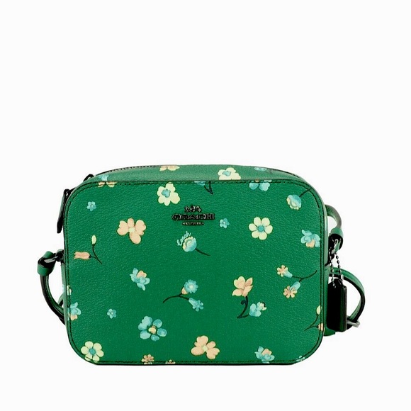Coach | Bags | Mini Camera Bag In Pebble Leather Mystical Floral Print ...